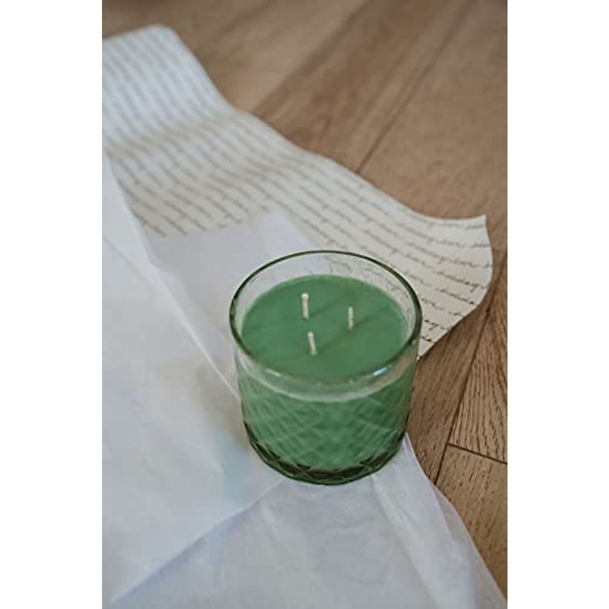 Gold Canyon™ - Holiday Wreath Scented Candle, Three-Wick, 100% Natural Soy Wax, Notes of Fresh Siberian Pine, Earthy Balsam Fir, and Bright Berries