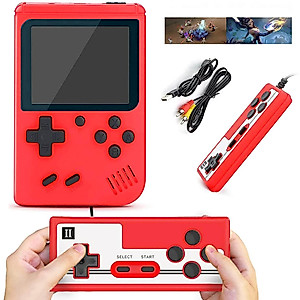 Handheld Game Console, Portable Retro Video Game Console with 400 Classical FC Games, 3.0-Inches LCD Screen, 1020mAh Rechargeable Battery, Retro Game Console Support for Connecting TV and Two Players