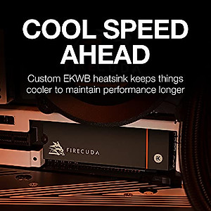 Seagate FireCuda 530 4TB M.2 PCIe Gen4 NVMe SSD - 7300MB/s, 5100 TBW, Heatsink, Rescue Services