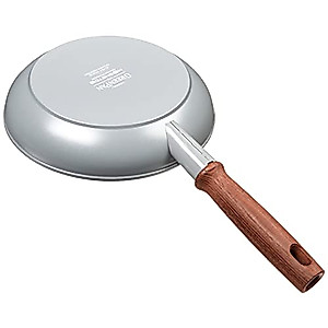 GreenPan Mayflower Pro Hard Anodized Healthy Ceramic Nonstick, 8" Frying Pan Skillet, Vintage Wood Handle, PFAS-Free, Induction, Charcoal Gray