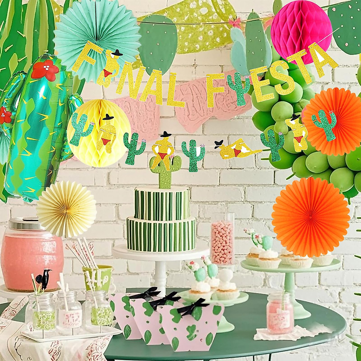 Final Fiesta Bachelorette Party Decorations Fiesta Bridal Shower Final Fiesta Banner Mexican Fiesta Theme Party Decor Mexico Hen Party Supplies Decor