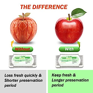 2Packs Refrigerator Deodorizer(60g Each Pack)， Fonday Odor Eliminator for Fridges Freezers Coolers & Lunch Boxes, Bamboo Charcoal Fridge Deodorizer, More Effective Than Baking Soda