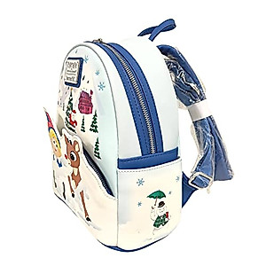 Loungefly Exclusive Rudolph and Hermey Double Strap Shoulder Bag