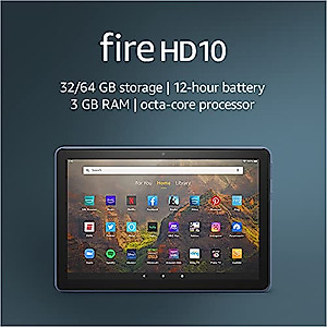 Amazon Fire HD 10 tablet Gaming Bundle including Fire HD 10 tablet, (Black, 32 GB), 10.1", 1080p Full HD, and Luna Controller