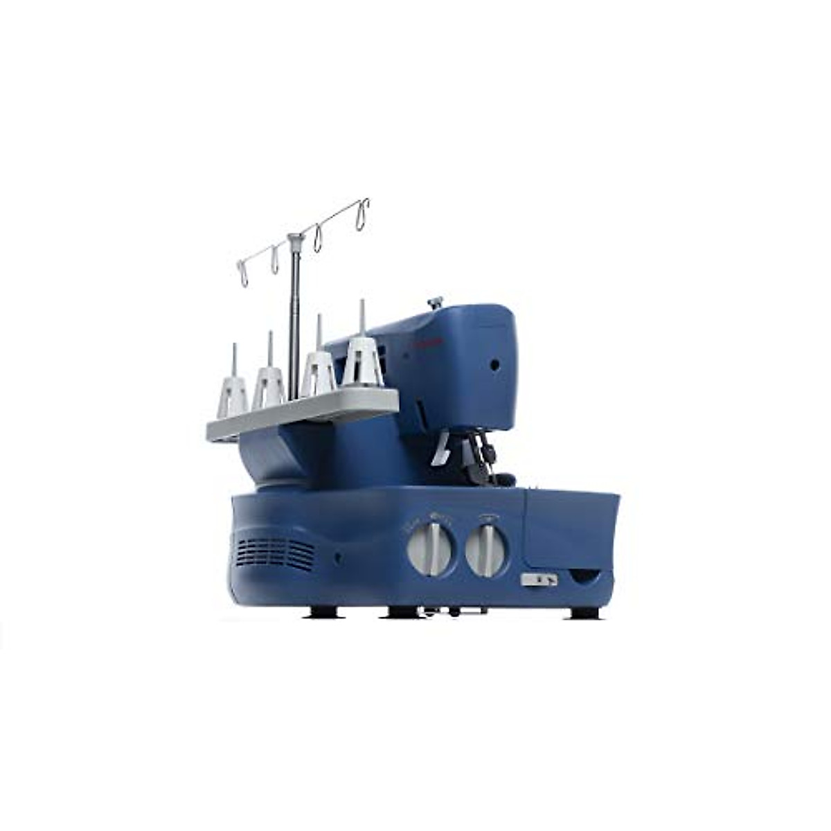 SINGER | S0230 Serger Overlock Machine With Included Accessory Kit - Heavy Duty Frame - 1300 Stitches Per Min - 4 Thread - Differential Feed - Making The Cut Edition , Blue