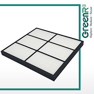 GreenR3 1-PACK HEPA Air Filters Air Purifiers for Hunter 30940 fits 30210 30214 30215 30216 30225 30244 30245 30260 30398 30400 30401 30402 30525 36260 36395 37225 Replacement Parts and more