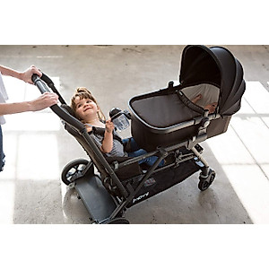 Joovy Portable Stroller Bassinet with Zip Closure, UPF 50 Sun Canopy - Compatible Qool and Caboose RS Strollers (Adapters Sold Separately)