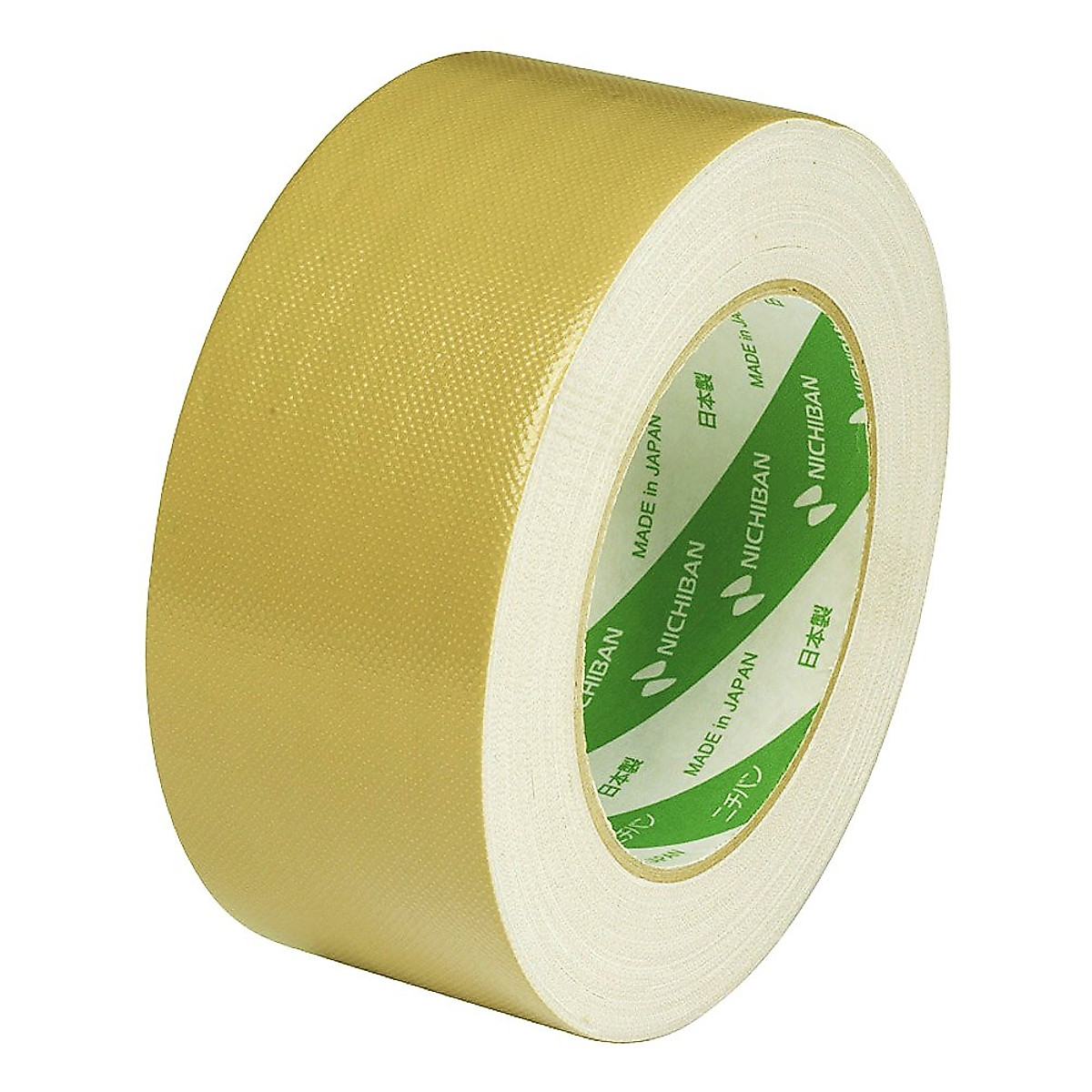 Nichiban 102N7-50 Cloth Tape, 2.0 inches (50 mm) x 86.5 ft (25 m) Roll, Ochre