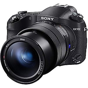 Sony Cyber-Shot DSC-RX10 IV Camera DSCRX10M4/B with Soft Bag, Additional Battery, 64GB Memory Card, Card Reader, Plus Essential Accessories