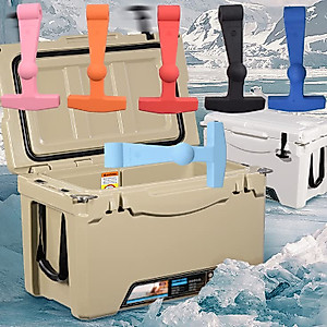 EWONICE 2Pack Replacement Cooler Lid Latches Compatible with Yeti and RTIC Coolers, Improved Cooler Latches More Durable, Larger, Ergonomically Helps Save Fingers/Knuckles (Tiffany Blue)