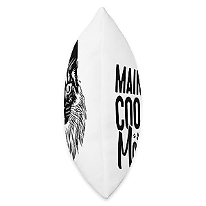 Maine Coon Cat Lover Kitten Cat Gift Kitty Maine Coon Mom Kitty Lover Kitten Pet Cat Breed Animal Throw Pillow, 16x16, Multicolor