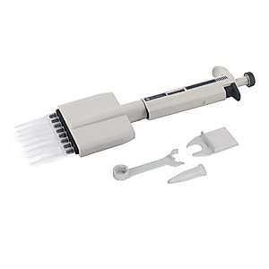Lab Micropipette Adjustable Volume Pipettor 8-Channel Multichannel Pipett Micro Pipettes Variable Volume Pipettes for Scientific Lab and School 50-300渭l