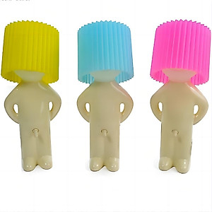 Little Naughty boy Desk lamp,A Little Shy Desk lamp, Bedside Night Light,Naughty boy Mr.P a Little Shy Man Creative lamp,Home Decoration Beautiful Gift (Rose red)