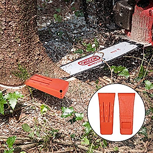 DAJAVE 6 Pack Tree Felling Wedges, 6 Inch Felling Wedges with Spikes for Tree Cutting Safely, Tree Wedge Felling Kit for Chainsaw Tree Log Cutting