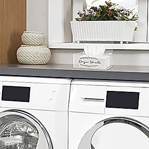 Laundry Dryer Sheet Container with Lid- Clear Acrylic Dryer Sheet Dispenser for Storage Fabric Softener Sheets, Transparent Container Storage Box Dryer Sheet Holder for Laundry Room Organization