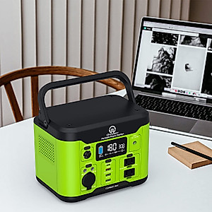 ISTARPOWER Portable Power Station 300W, Solar Generator, 296Wh LifePO4 Lithium Battery with 120V/300W AC Outlets, USB-C Port, Fast Charging Port, LED Light for Camping, RV, Emergency Backup