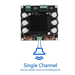 TDA8954 Digital Audio Amplifier Board, Single Channel Digital Audio Power Amplifier Board, 420W AC 12-28V Single Channel Digital Power Audio Stereo Amp Board for DIY Speakers