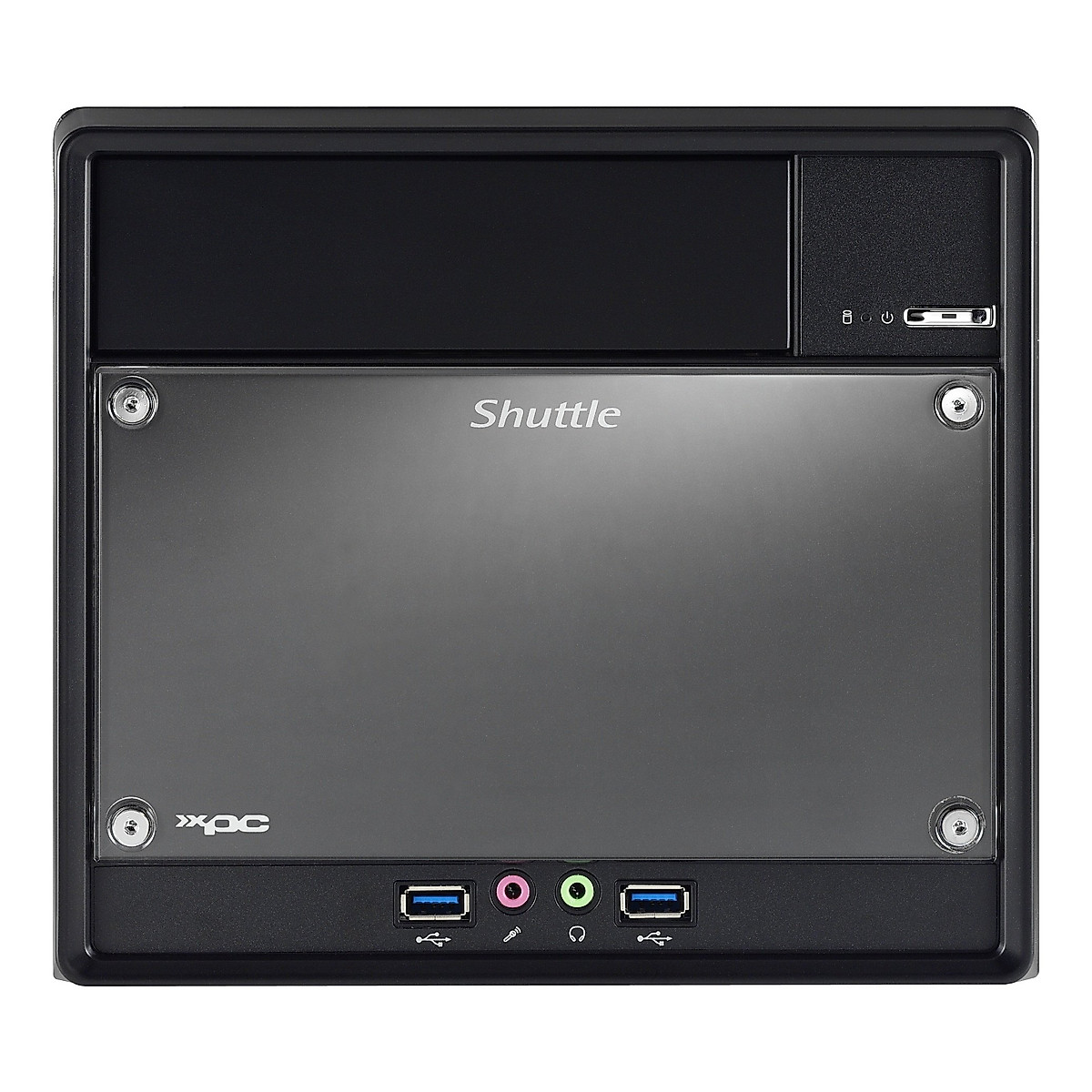 Shuttle XPC Cube SH510R4 Mini Barebone PC Intel H510 Supports 125W 11th/10th Gen Rocket Lake/Comet Lake CPU No RAM No HDD/SSD No CPU No OS 300W80 Plus Bronze Flex PSU,Black