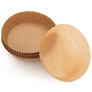 Air Fryer Liners Disposable Parchment Paper, 100 Count - Round 6-7 Inch, Non- Stick Parchment Paper Sheets Liners For Air Fryers 2-5 Quart, Disposable Round Air Fryer Liners (6.3" Round - 100CT)