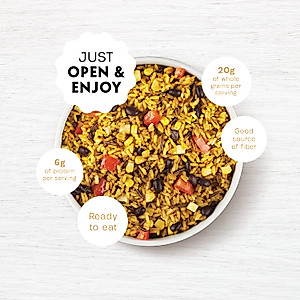 Reese Wild Rice Harvest Bowl | Black Beans, Tomatoes, Corn | High in Fiber & Protein (Pack of 8)