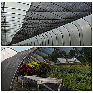 Mosquito Netting 39x10Ft Garden Mesh Netting, Fly Bird Net Barrier Hunting Blind Plant Protecting Net, 3x12m Black
