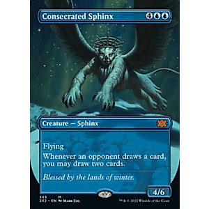 Magic: the Gathering - Consecrated Sphinx (345) - Borderless - Foil - Double Masters 2022