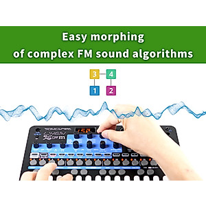 Sonicware Liven XFM [FM Synthesizer Groove Box] 3 new FM engines with 4-track sequencer