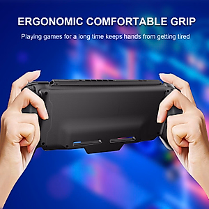 Sefitopher Switch Controller, One Piece Joy Pad Replacement for Nintendo Switch Joycons, Support Turbo, 6-Axis Gyro, Dual Motors Vibration, Wake-up Function, Suitable for Big Hand Players