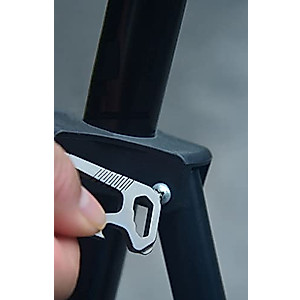 Mikacin Titanium Key Chain, Keychain with Bottle Opener, Carabiner Car Key Chains for Men and Women