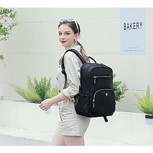 QHRIDS Travel Laptop Backpack 15.6 Inch Anti Theft Work Laptop Bag Large College Water Resistant Casual Daypacks Business Hiking Computer Backpacks for Women