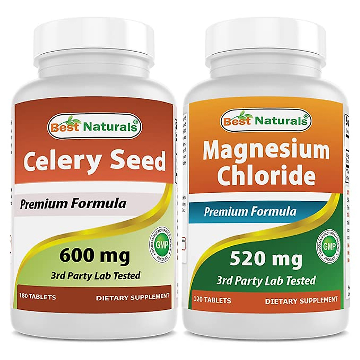 Best Naturals Celery Seed 600 Mg & Magnesium Chloride 520 mg