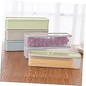 Angoily Containers for Fridge Flour Container Containers for Fridge Airtight Food Containers Food Storage Canisters Food Sealed Container Noodle Container Plastic Storage Containers