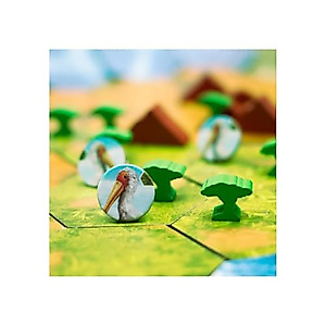 Ecos: The First Continent Board Game, Build Nature and Animals, Unique Mechanics, Challenging Strategy, Ages 14+, 2-6 Players, 45-75 Min, Alderac Entertainment Group (AEG)