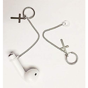 2pcs/pack anti Lost Earring for Earphone Creative Earring Strap Wireless Earhooks Earbuds Earphone Holder Connector (No Need Earhole)