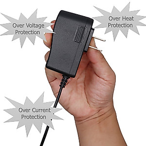 EIKS AC/DC Wall Adapter Replacement Power Supply - 7.5V 1A - Tip:5.5 x 2.5mm / 5.5 x 2.1mm with Positive Center