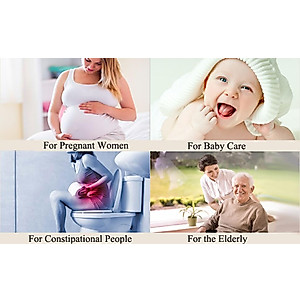 LUOOV Portable Bidet, Peri Bottle , Handheld Bidet,Portable Bidet for Toilet Rechargeable for Women, Babies, Elderly & Disabled - Perfect for Travel & Postpartum Care