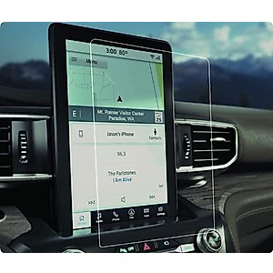 Flyingchan Screen Protector Compatible With 2020-2024 Ford Explorer 10.1-inch Touch Screen,Anti Glare Scratch,Shock Resistant, Navigation Accessories