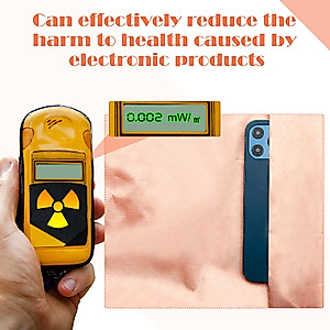 VitalCozy Copper Fabric Cloth Copper Protection Fabric for Grounding Mobile Phone and Other Significantly(1 Sheet,39"x43")