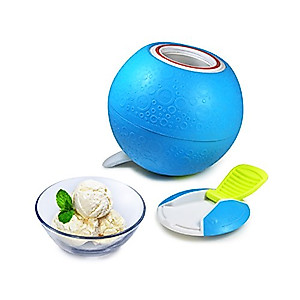 Yay Labs SoftShell Ice Cream Ball Blue, Pint Size