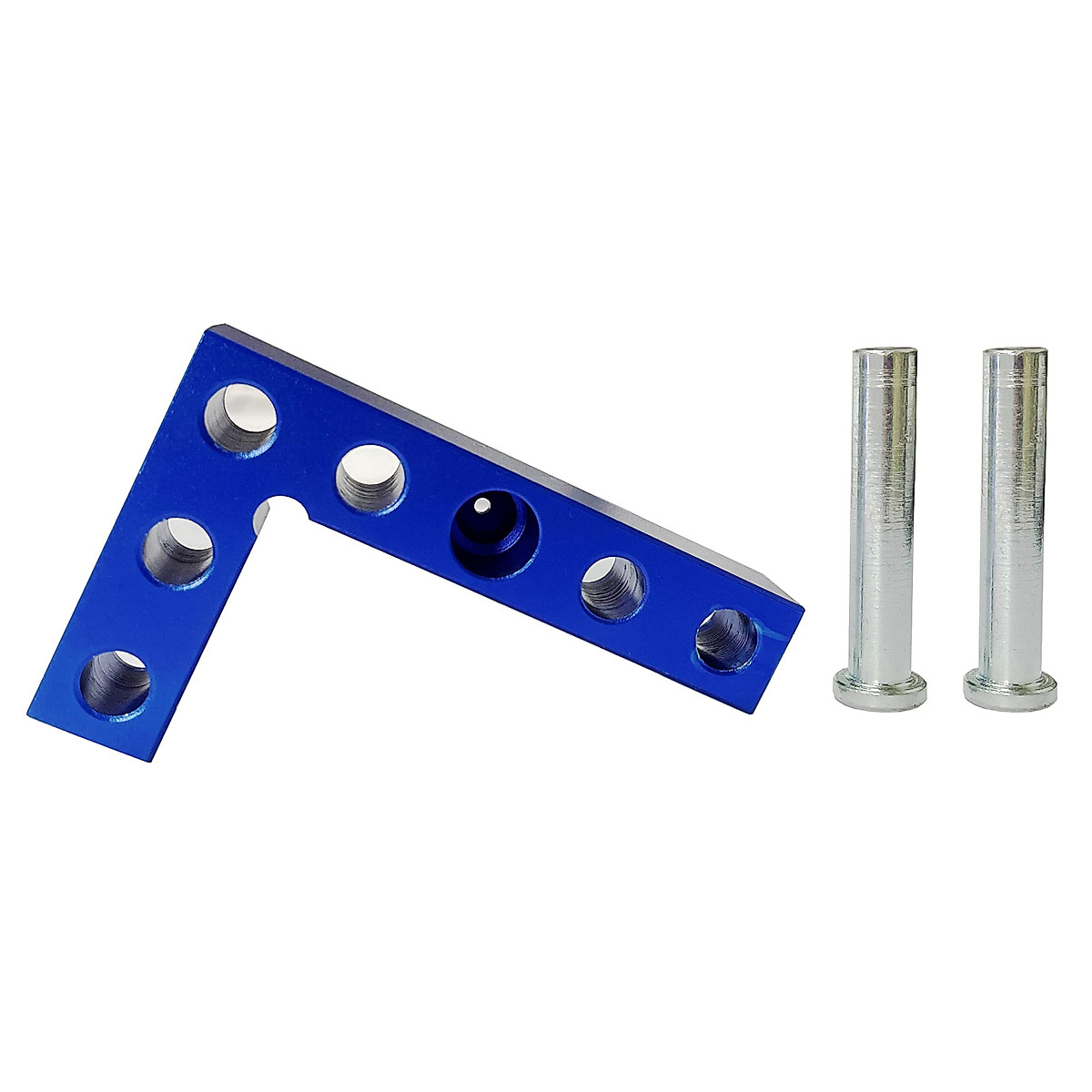 Lkonwee Center Finder Tool，90 Degree Line Gauge Center Positioning Square，Aluminum Alloy Woodworking Center Scribe Square Center Scribe，Small Square and Marking Center Finder