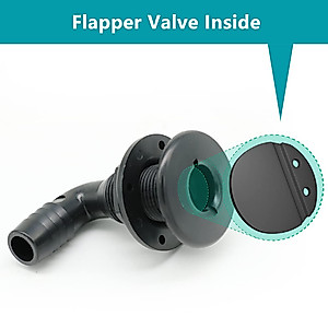 Marine Bilge Pump Hose 3/4 Inch Plumbing Kit, 3/4 Inch 3-Way Y Barbed Fitting