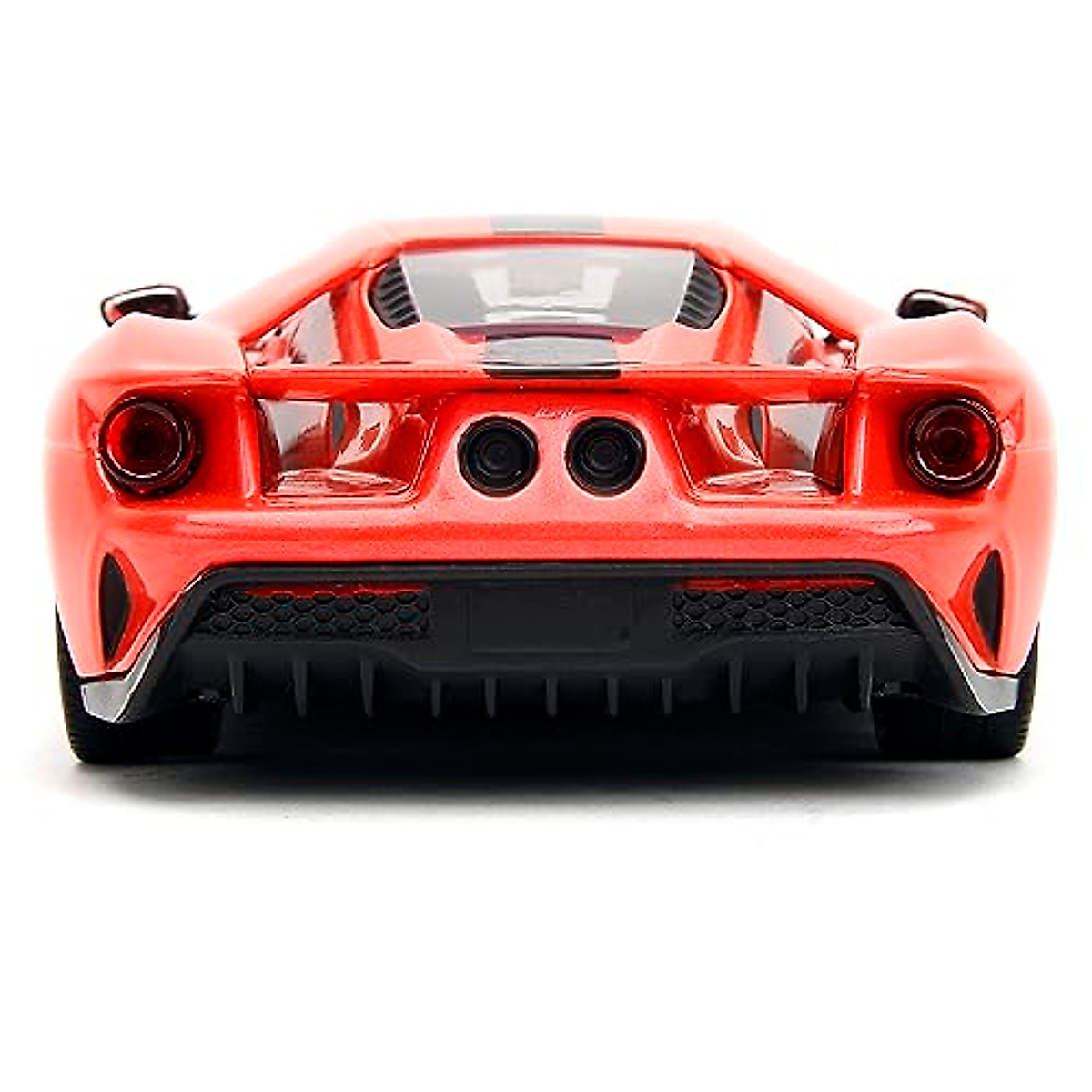 2017 GT Light Red Metallic with Black Stripe Pink Slips Series 1/24 Diecast Model Car by Jada 34657