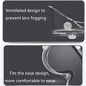 ABUDDER Kid Safety Goggles, Boys Girls Protective Goggles Crystal Clear Eye Protection 3 Pieces