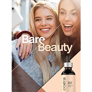 Coera Retinol Serum for Face | 2 fl oz | Professional Strength Formula | Free of Parabens & Fragrances | Packaging May Vary