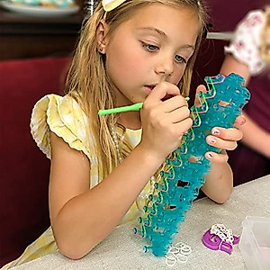 Rainbow Loom® Duo Combo with Jewel Rubber Bands Collection, Features 2 connectable to Make Longer and Wider Creations, an Organizer Case, Great Activity up to 4 People 7+