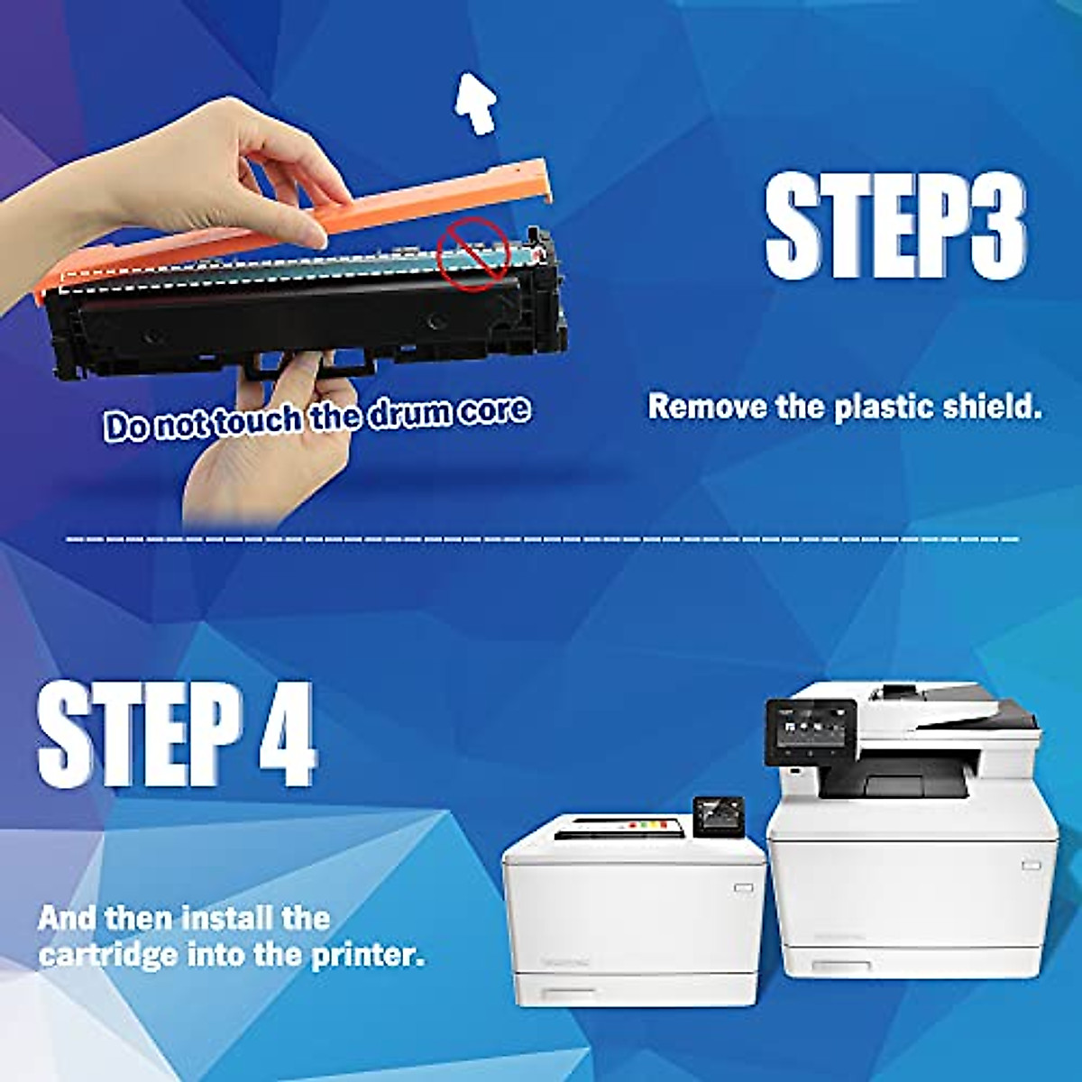 INK E-SALE Compatible Toner Cartridge Replacement for HP 410A 410X CF410A CF411A CF412A CF413A Toner 4PK Set for HP Color LaserJet Pro M452dn M452dw M452nw MFP M477fdw M477fnw M477fdn M377dw Printer