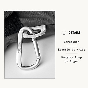 Hestra Army Leather Heli Ski Glove - Classic Snow Mitten for Skiing, Snowboarding and Mountaineering, Grey, 8