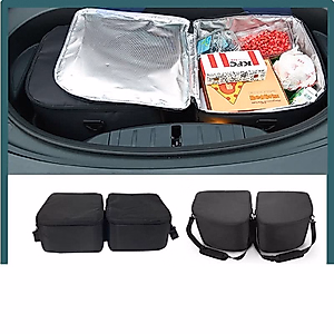 ZEYADA for Tesla Model 3/Y 2017-2022 Frunk Cooler Organizer Insulation Bag Front Trunk Storage Organizers for Model 3/Y (Color : My Cooler Bag 2pcs)