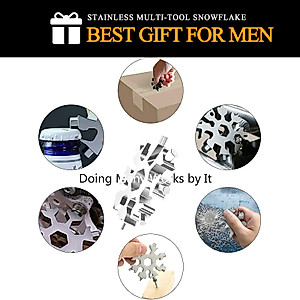 Bottle Opener Flat Phillips Screwdriver Kit/Wrench Keychain Gadgets Outdoor (Silver)