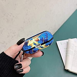 for AirPods Pro Case Protective Cover,Fully Protected Shockproof Cute Case Cover with Keychain Clip Carabiner and Neck Running Strap, Compatible with Apple AirPods pro (Beauty and The Beast)